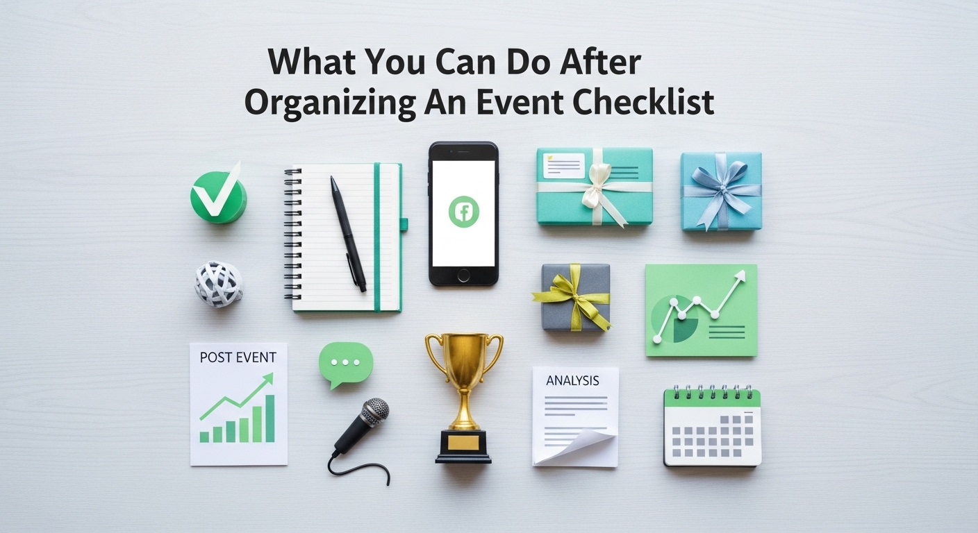 What You Can Do After Organizing An Event Checklist - Best