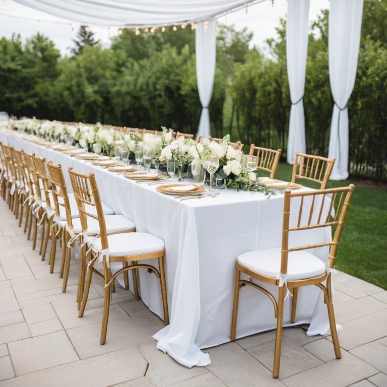 Chair Rentals GTA - Meadowvale Party Rentals